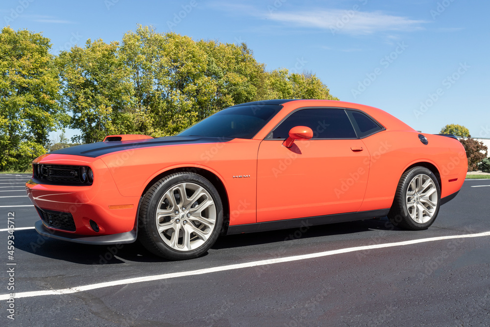 Dodge Challenger display. The Dodge Challenger is a product of ...
