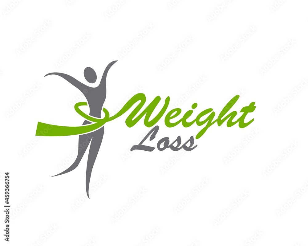 weight loss logo designs for women diet and health service or spa Stock ...