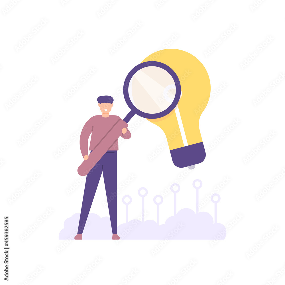 the concept of searching for ideas and solutions. references and ...