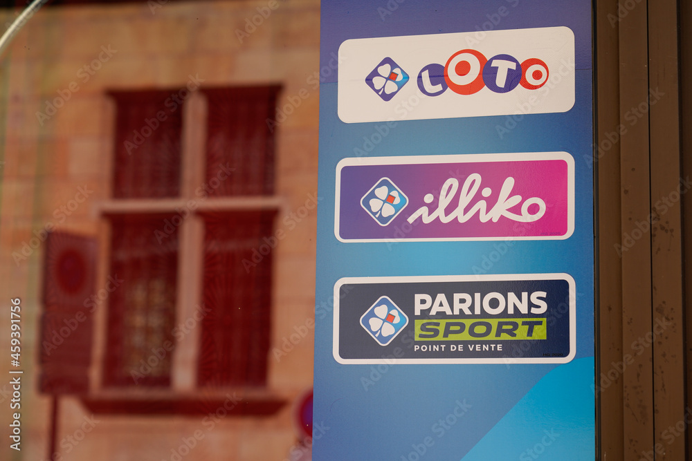 FDJ illiko loto parions sport logo brand and sign text of France ...