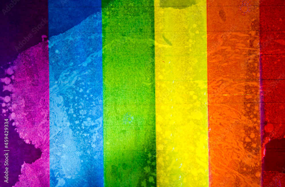 LGBT flag as a symbol of equality and unity Stock Photo | Adobe Stock