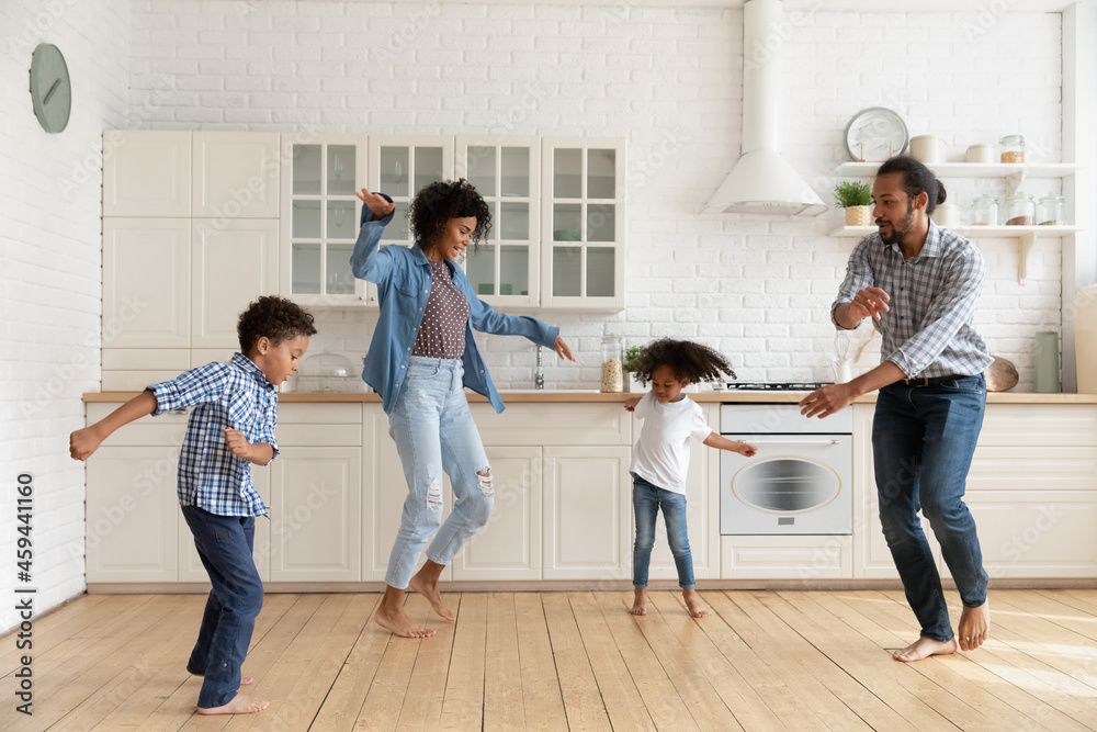 Happy African Kid Dancing