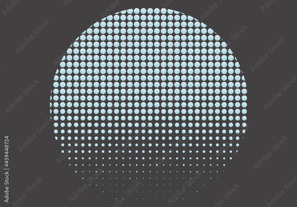 Vetor de Fondo negro con muchos círculos azules. do Stock | Adobe Stock