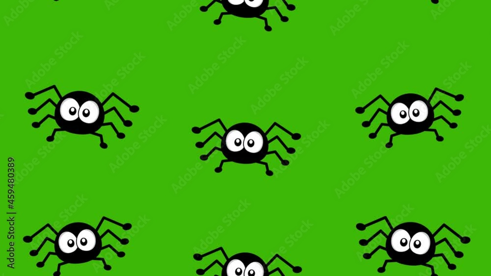 cartoon spider background animation.cartoon falling down animation.4k ...