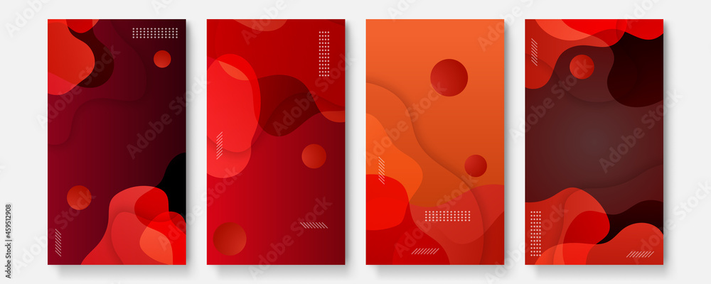 Abstract background design templates for social media posts and stories ...