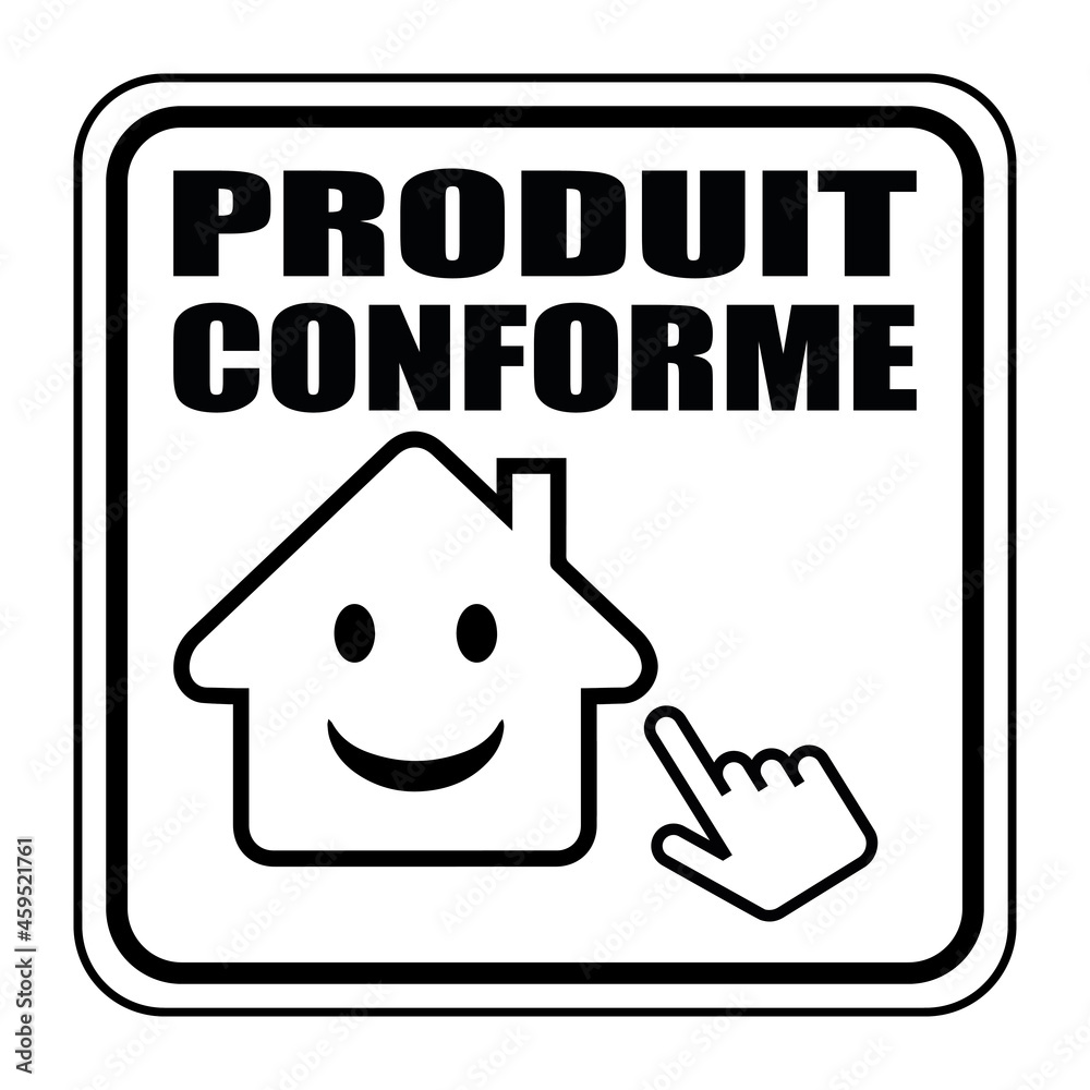 Logo produit conforme. Stock Vector | Adobe Stock