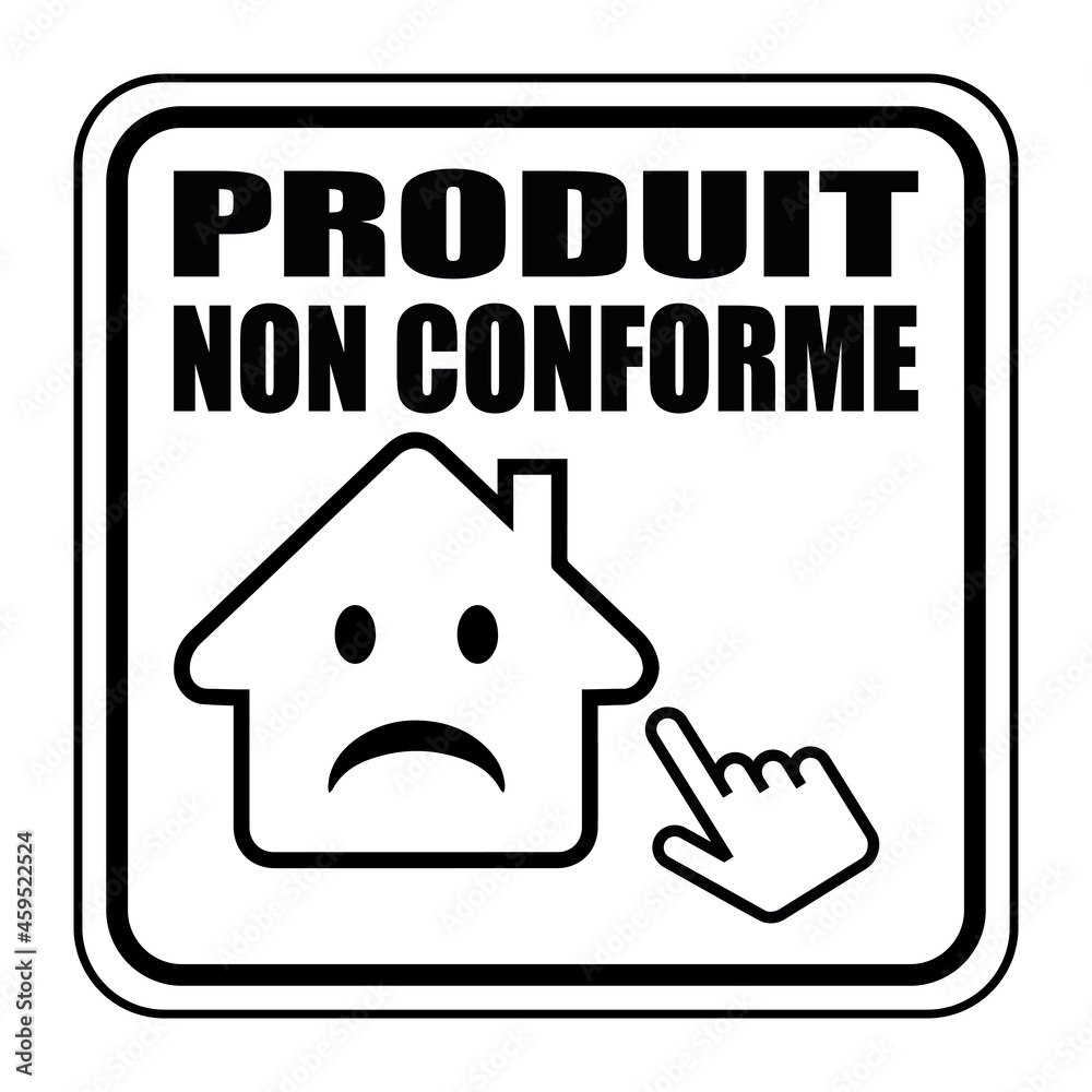 Logo Produit Non Conforme Stock Vector Adobe Stock logo-produit-non-conforme-stock-vector-adobe-stock