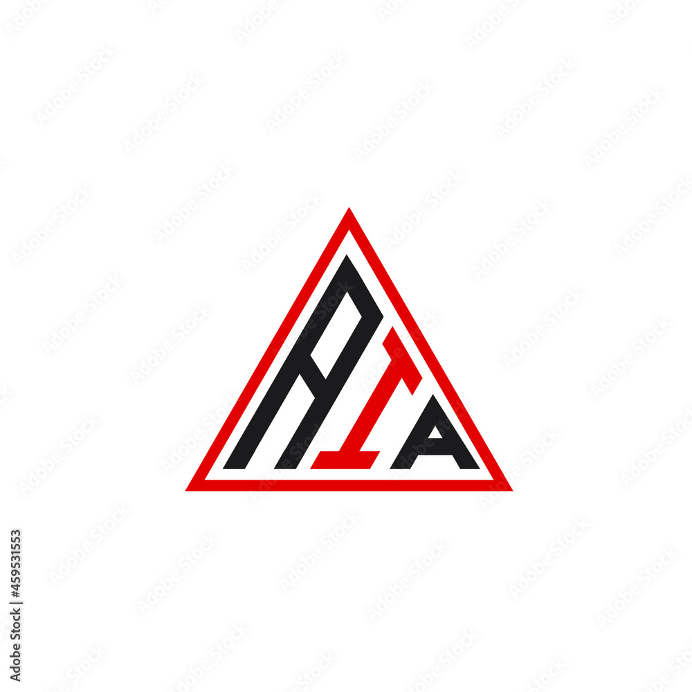 AIA letter logo design on white background. AIA creative initials ...