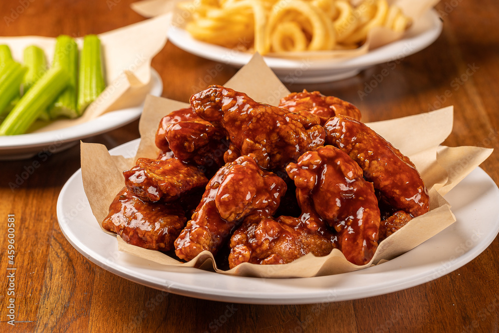 Alitas bbq foto de Stock | Adobe Stock