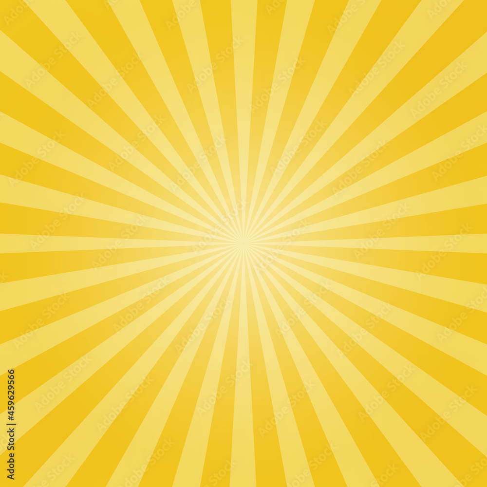 Sunlight abstract background. Bright yellow color burst background. Sun ...