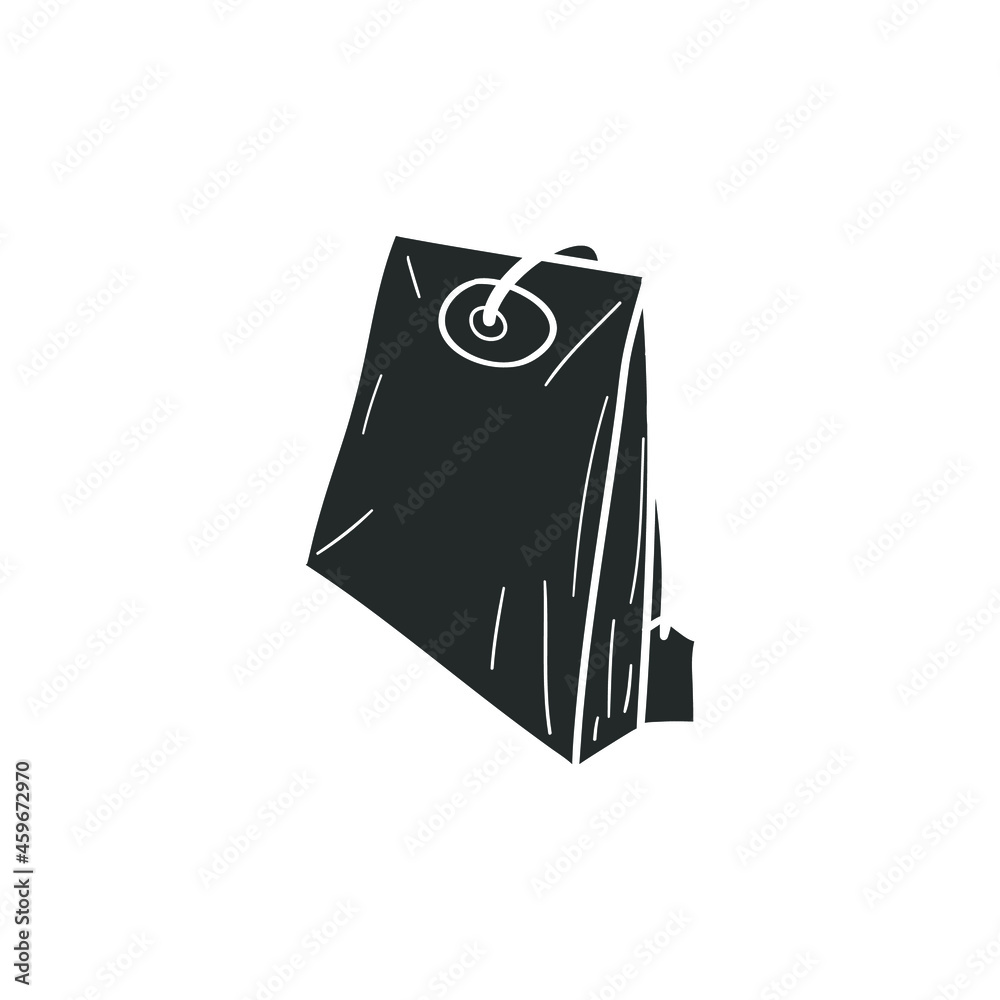 Thread Cone Icon Silhouette Illustration. Sewing Vector Graphic ...