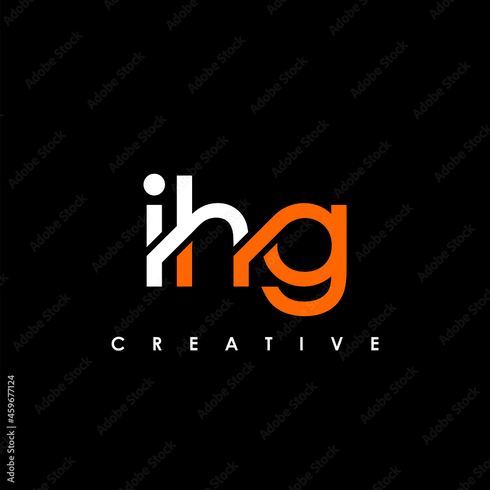 IHG Letter Initial Logo Design Template Vector Illustration Stock ...