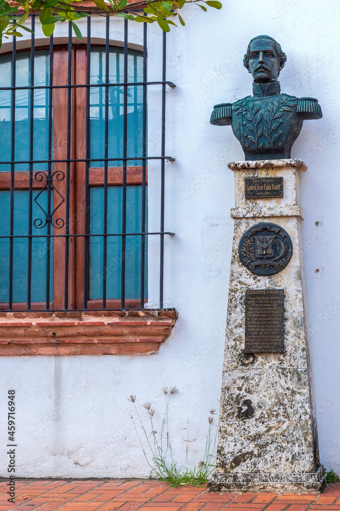 Poster Statue of General Juan Pablo Duarte, Santo Domingo, Dominican ...