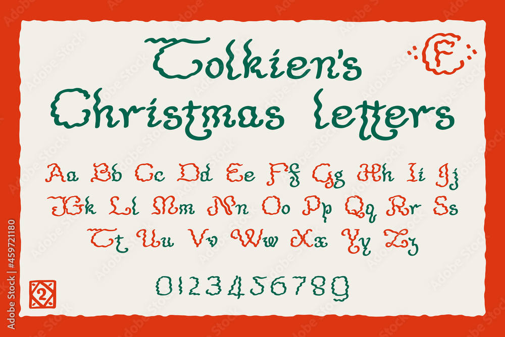 Tolkien's Christmas Letters font you can use it to write your own ...