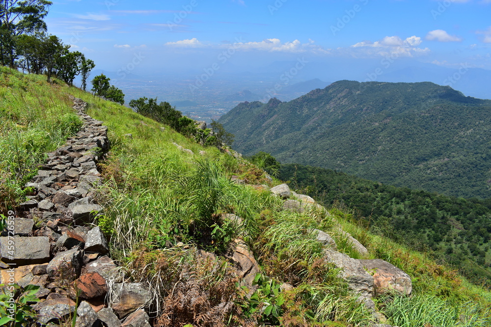 Sirumalai Peak, Vellimalai Sivan Temple Stock Photo | Adobe Stock