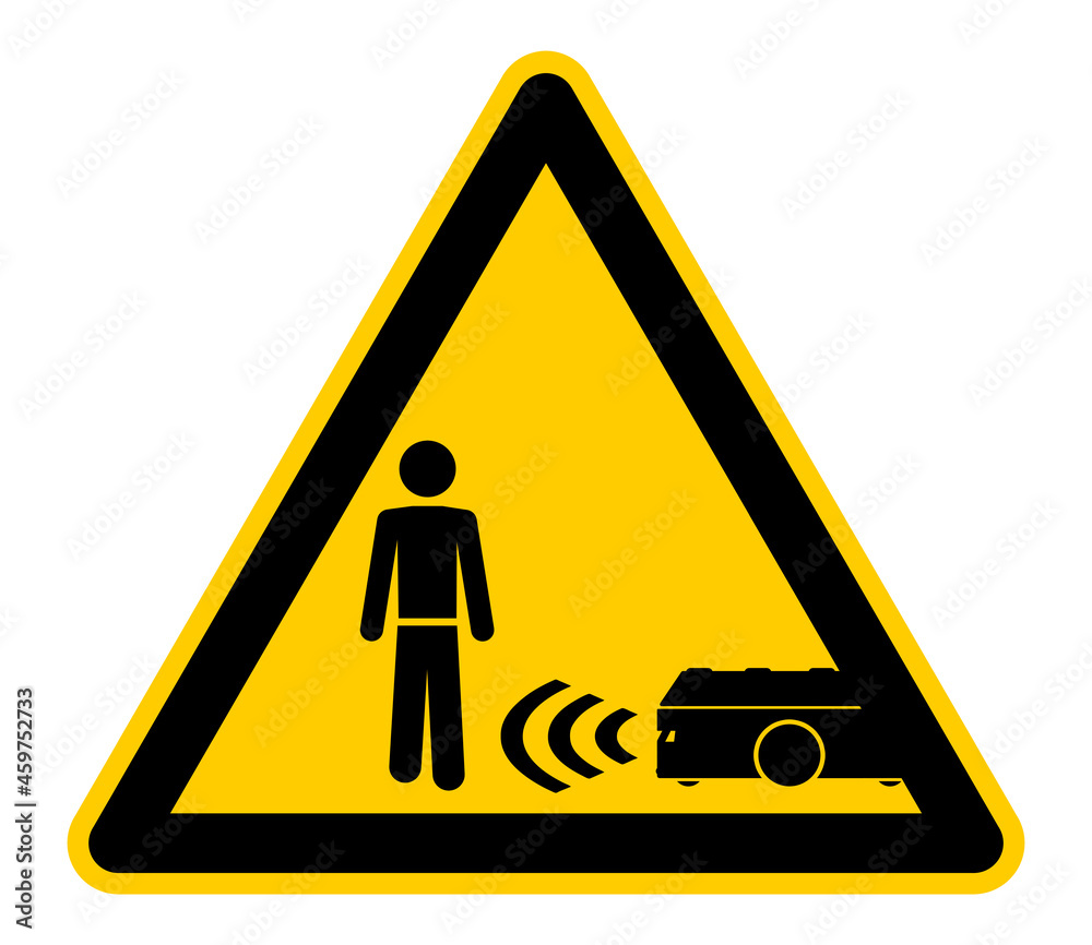 Stockillustratie rws20 RoboticWarnSign rws - wso480 WarnSchildOrange ...