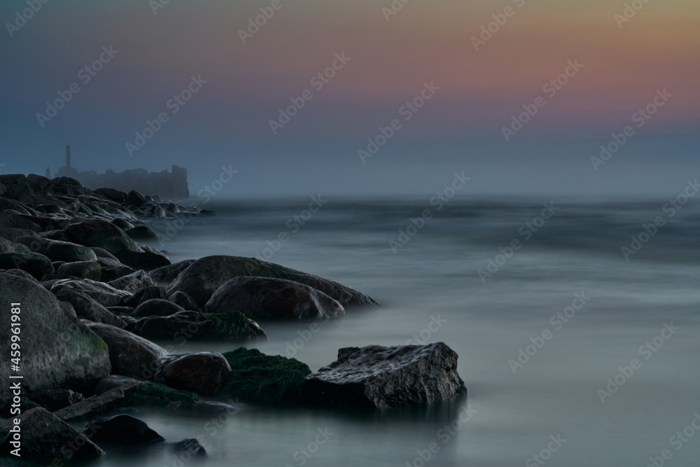 Amazing perfect dreamy looking sunset. Slow shutter speed photos of ...