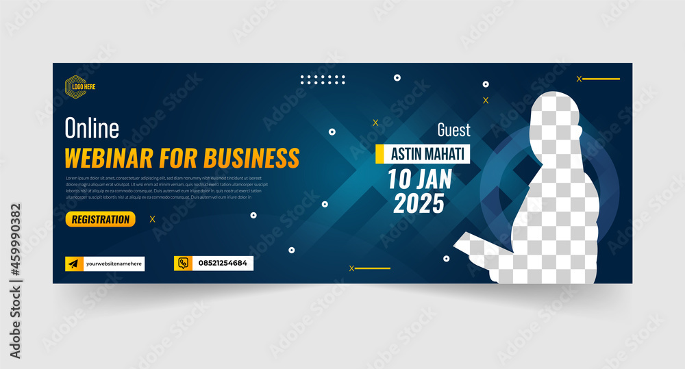 Webinar Digital marketing agency social media Facebook Cover web banner ...