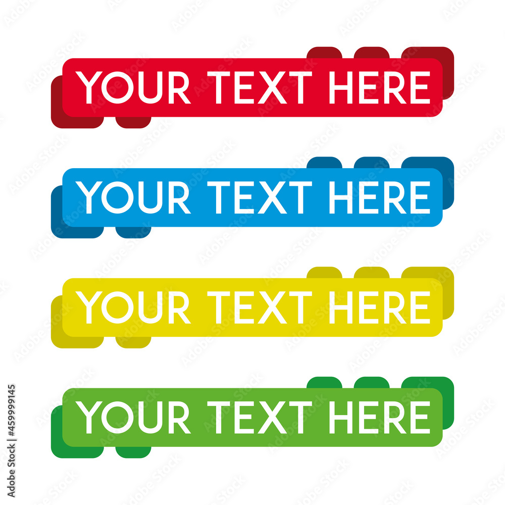 banner set, text box, title box, speech text, speech title, frame text ...