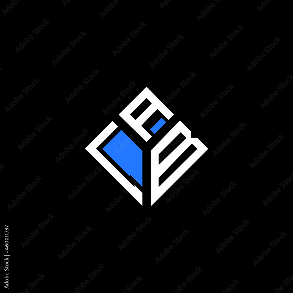 LAB letter logo design on white background. LAB creative initials ...