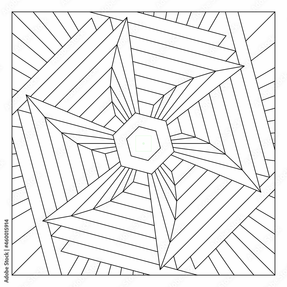 Easy coloring pages for seniors and for adults. Tile pattern design ...