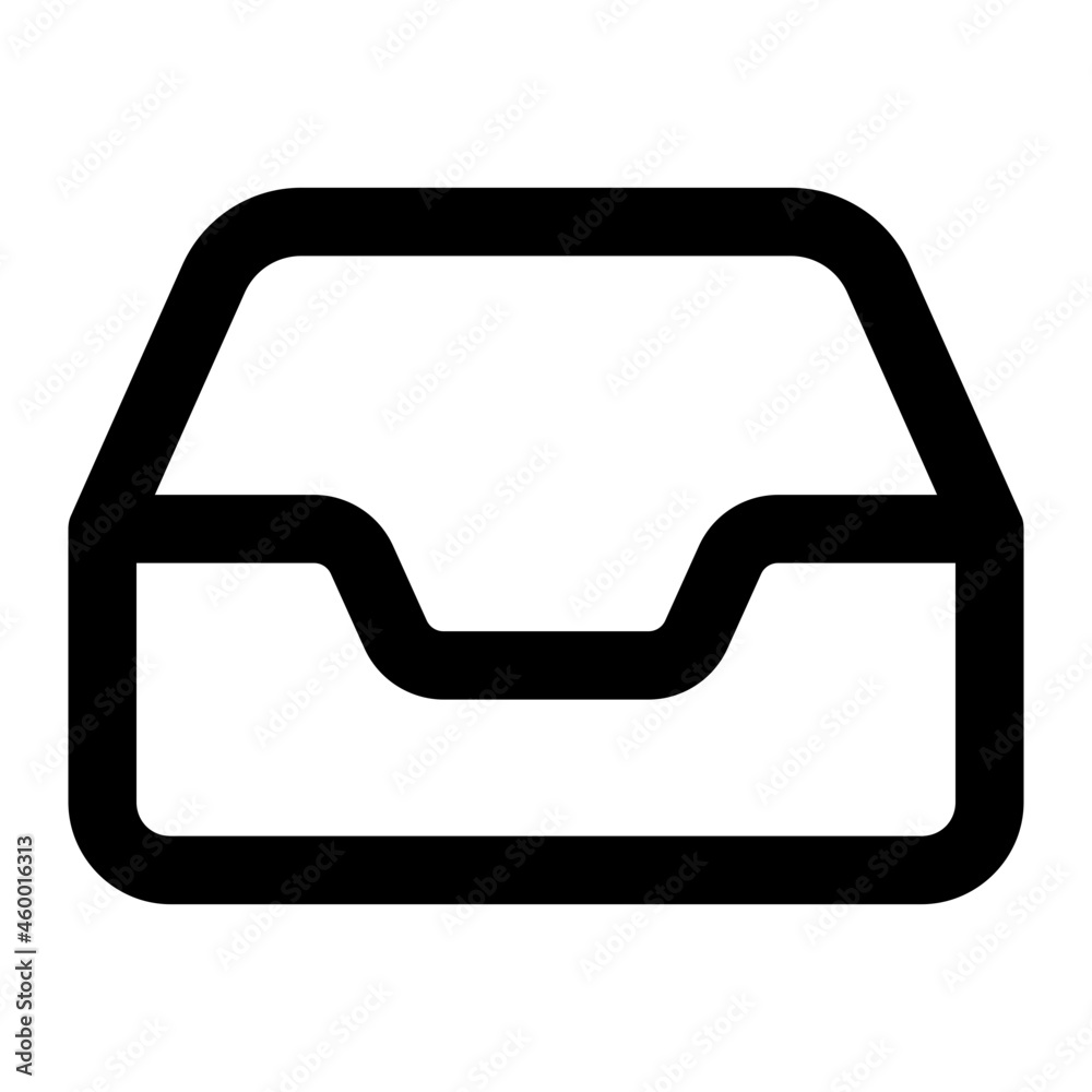 inbox icon vector de Stock | Adobe Stock