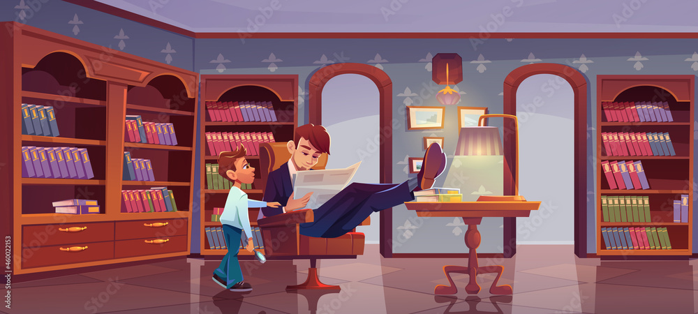 Cartoon House Library