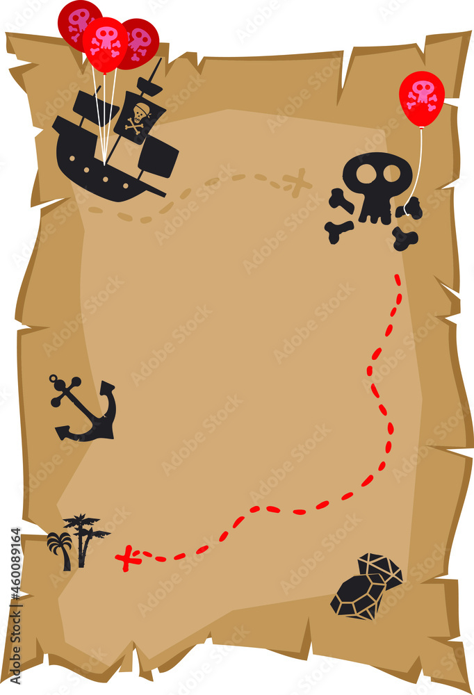 Pirate Invitation Background