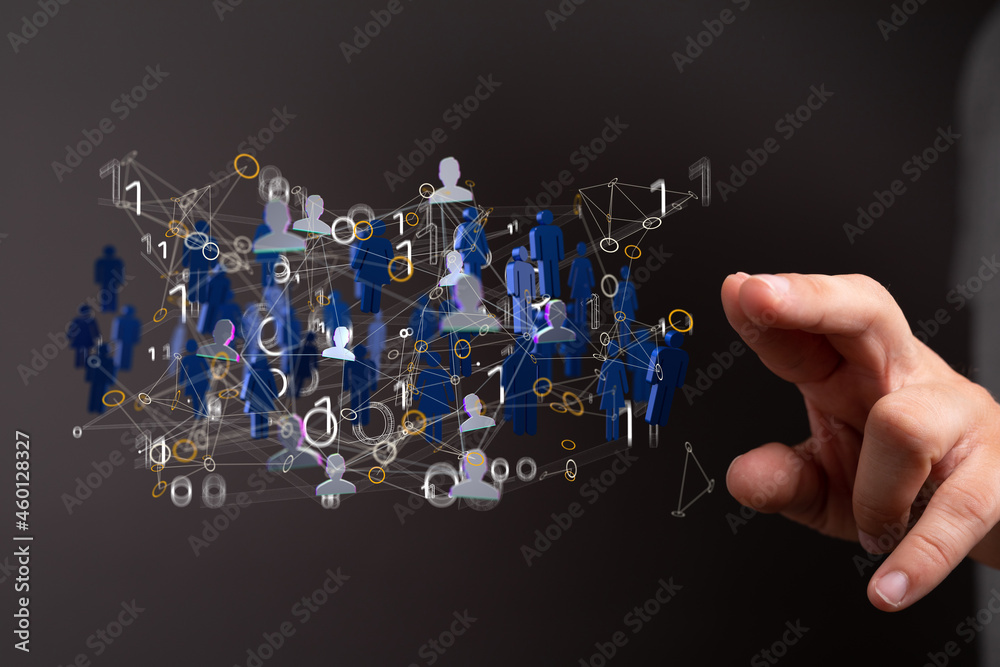 Abstract network of physical devices on the Internet using a network ...