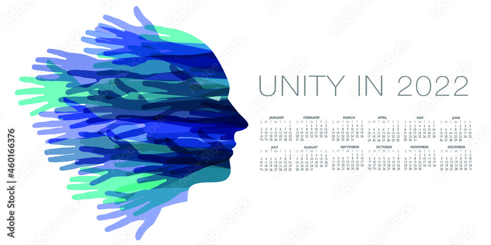Unity in 2022. A powerful unity 2022 calendar. The face of unity made ...