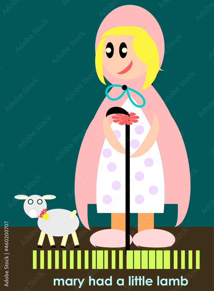 Mary Had A Little Lamb Clip Art