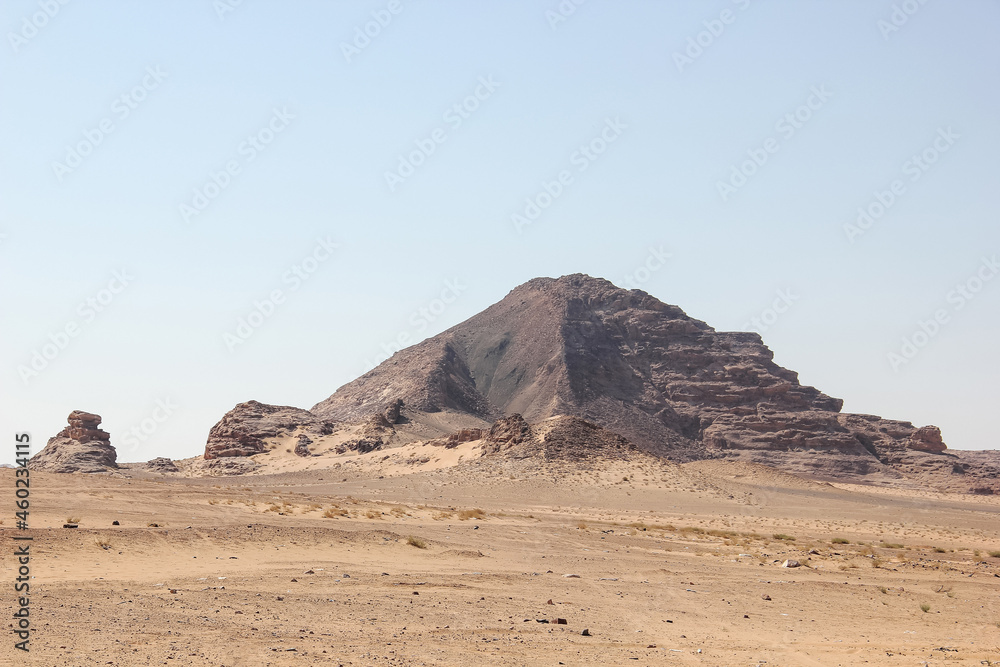 Wadi Rum Desert, Wadi Al Arab, on the border of Israel and Jordan, near ...