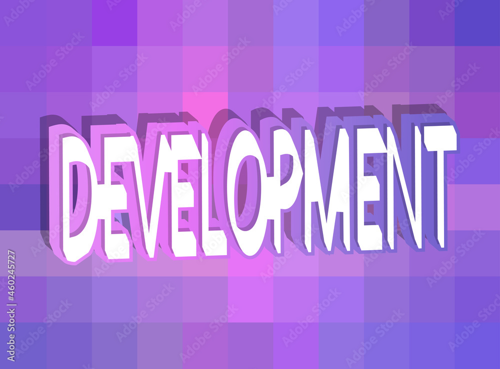 Vecteur Stock Development, Vector word. Quotes and phrases for banners ...