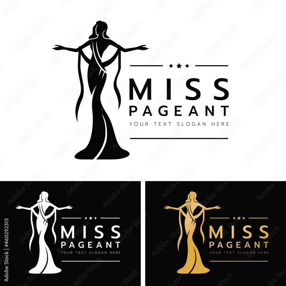 miss pageant logo - The beauty queen pageant are spread out your arms ...
