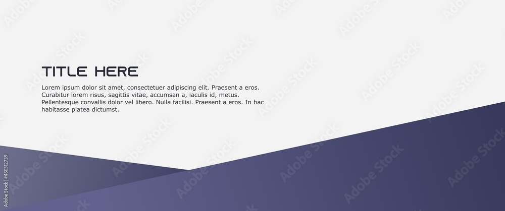 Minimalist style of background design template can be used for ...