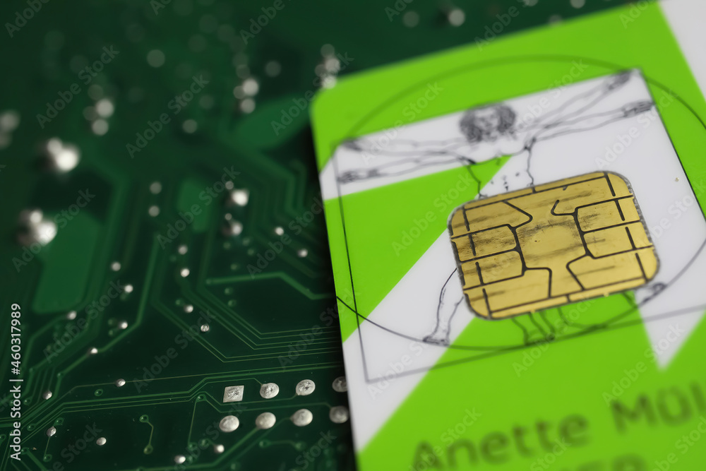 Viersen, Germany - May 9. 2021: Closeup of german public health ...