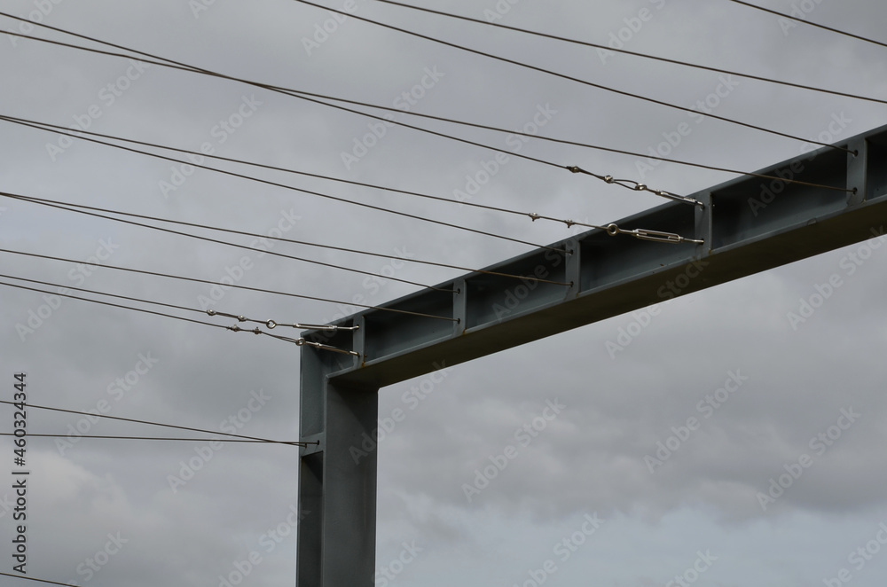 the entrance to the park is enhanced by metal trellises from galvanized ...