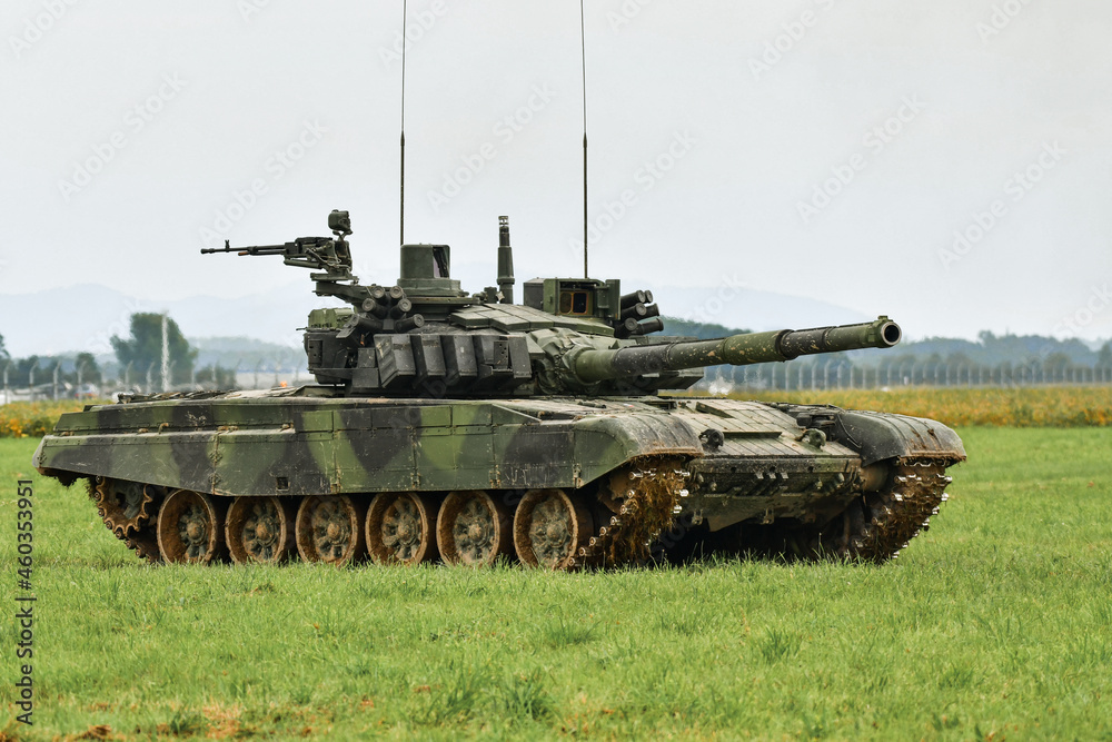 NATO DAYS, OSTRAVA, Czech republic-September, 18,2021: Tank T-72 M4 CZ ...