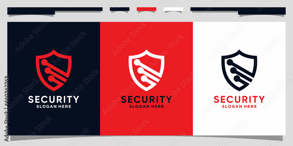 Security Emblems Line Drawings