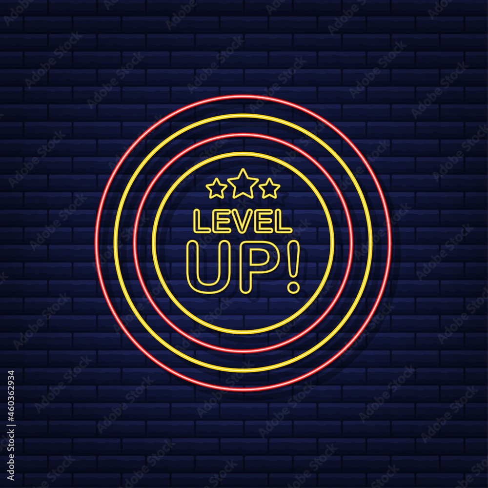 Game Level Up Icon