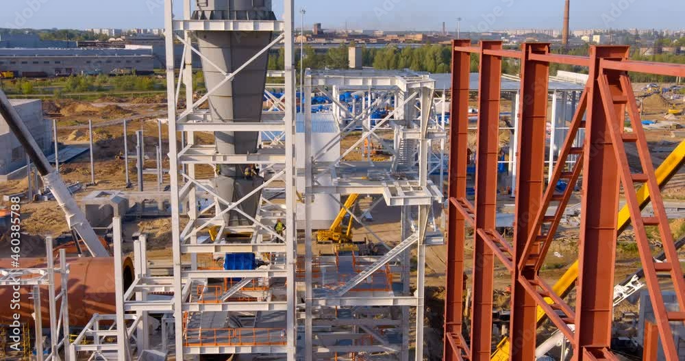 At the construction site where a new, modern plant is being built, we ...