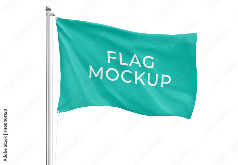 Flag Mockup Stock Template | Adobe Stock