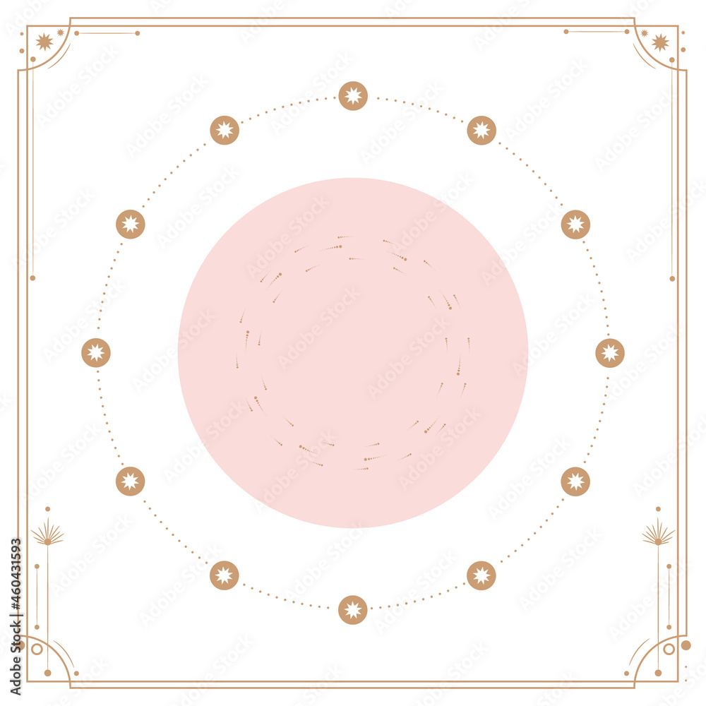 Vector illustration set of moon phases. Different stages of moonlight ...