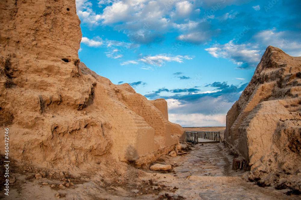 Foto de Ruins of the ancient city of Sauran. Historical place of ...