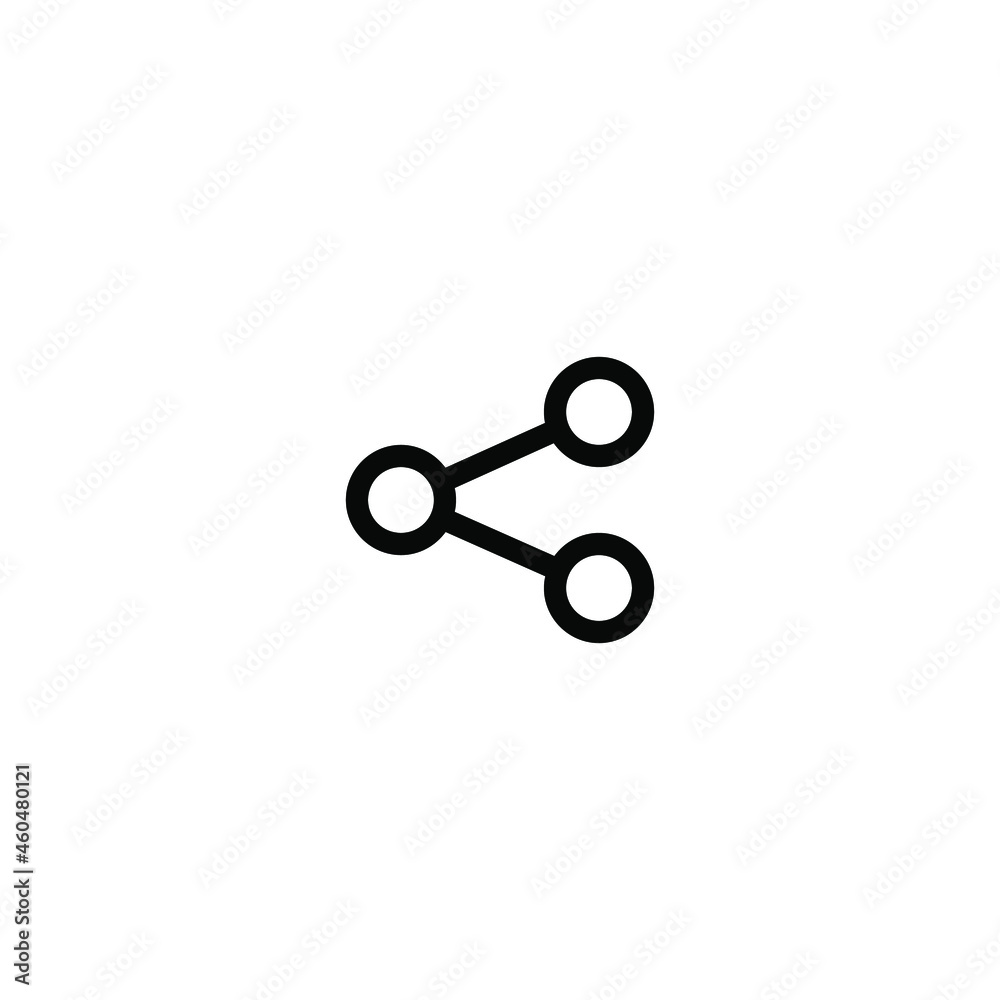 Link share icon vector png isolated on white background Stock Vector ...