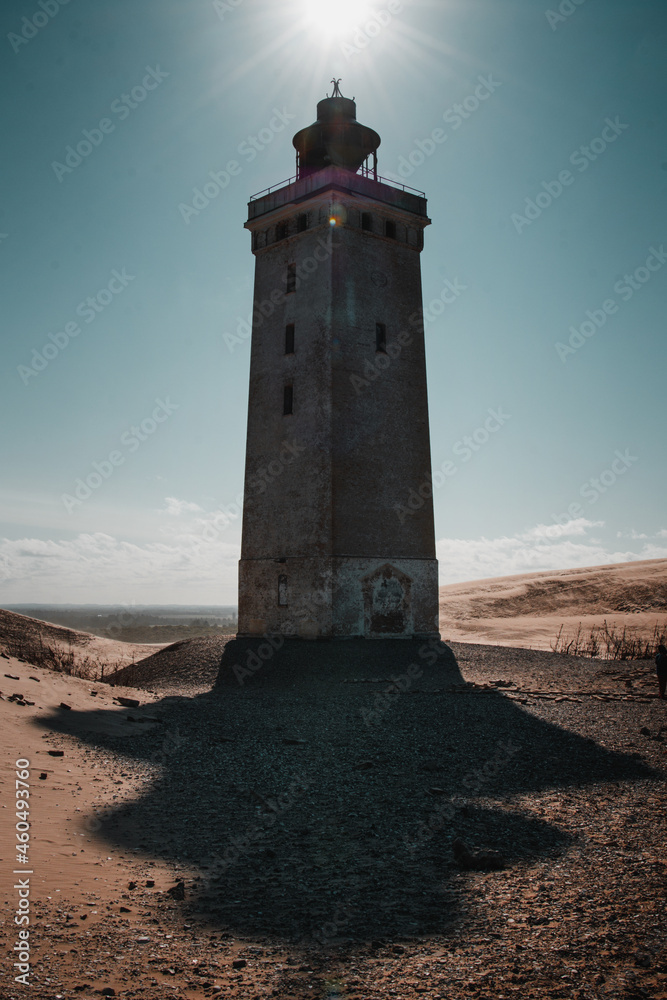 Exploring the famous ancient Rubjerg knude fyr place in the endless ...