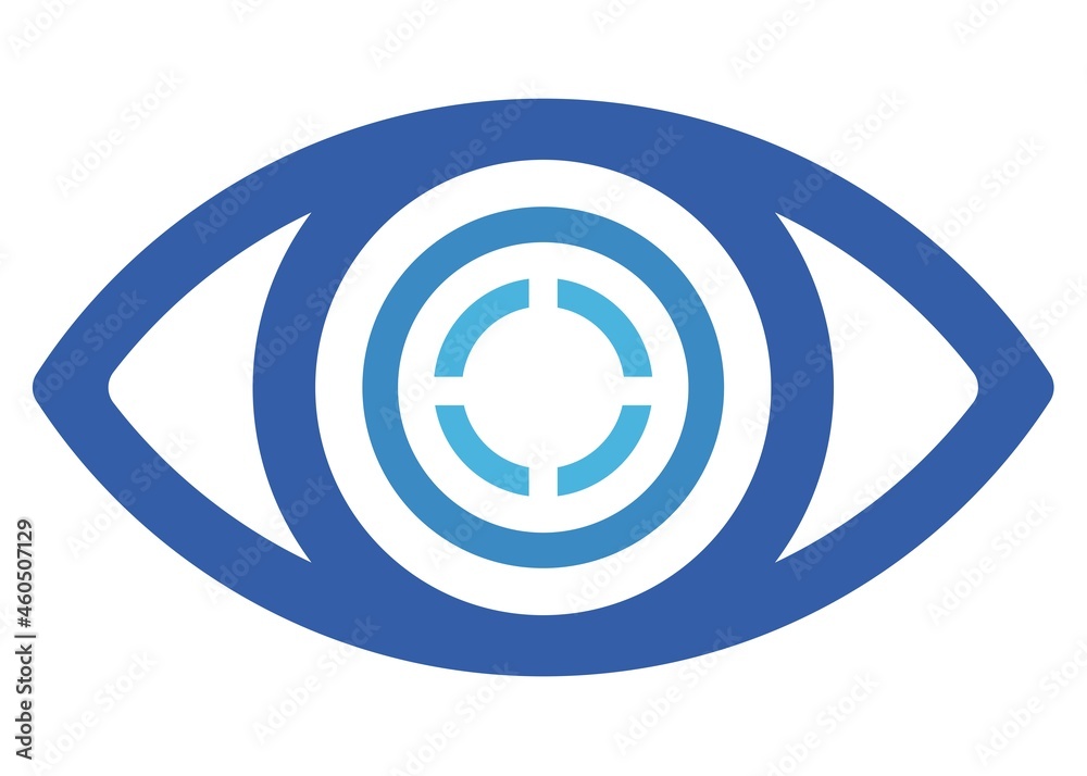 eye camera vector design in flat illustrator Stock Vector | Adobe Stock