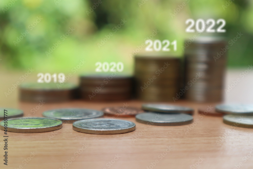 Growing Money, business finance and saving money investment , Money ...