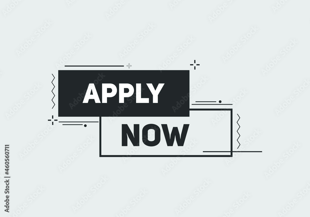apply now button. label sign template Stock Vector | Adobe Stock apply now button. label sign template Stock Vector | Adobe Stock