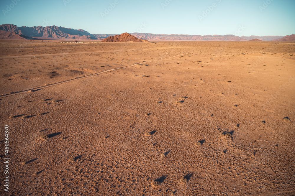 Beautiful natural landscape of Namib Desert. The region with the lowest ...
